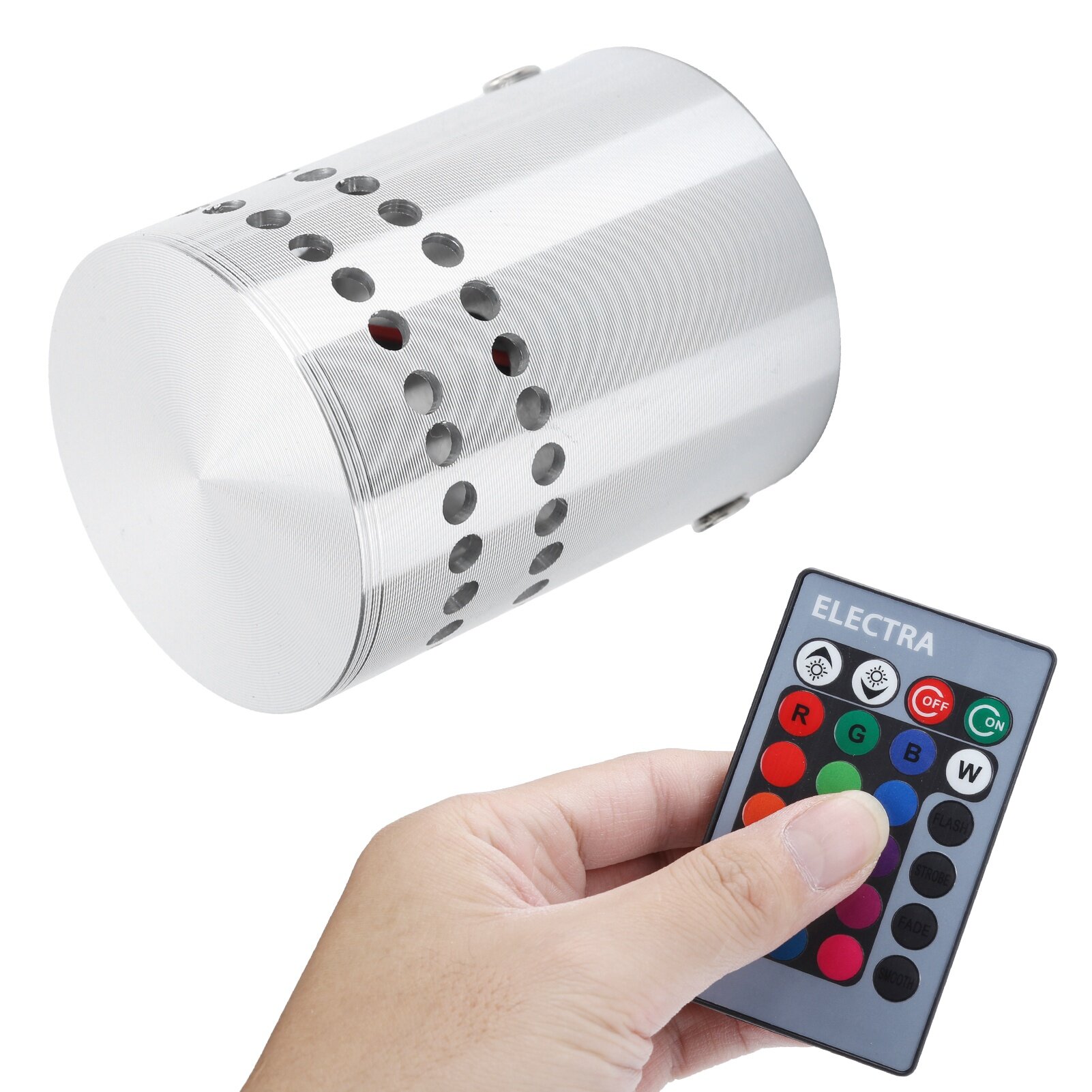 Спиральный светодиодный потолочный светильник RGB мощностью 3 Вт, беспроводной настенный светильник с дистанционным управлением и регулируемой яркостью, проводной, AC85 265 В