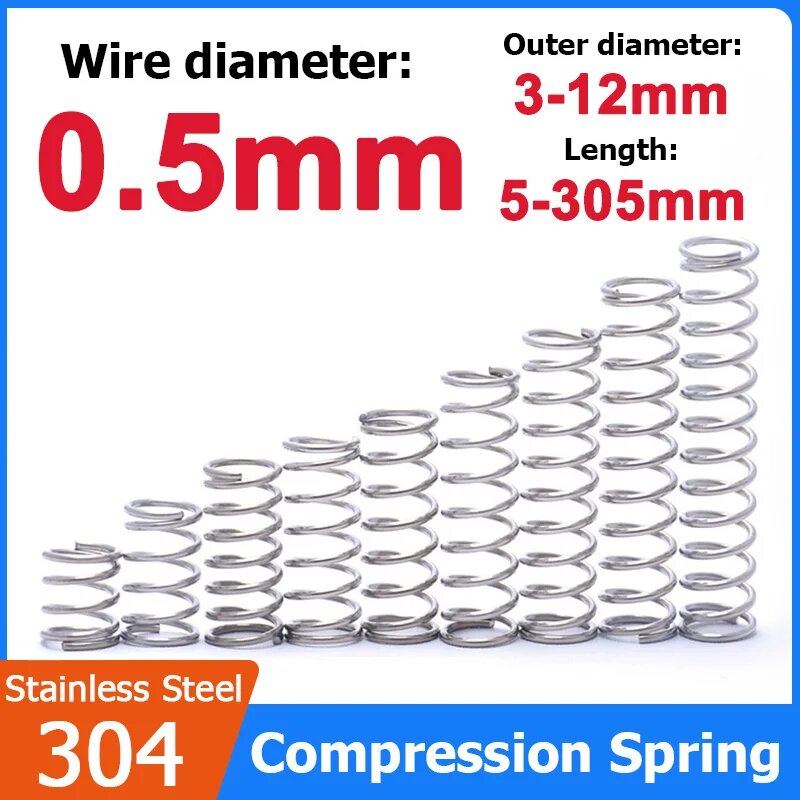 Пружина Y-образная из нержавеющей стали 304, 40mm, 0.5x9mm