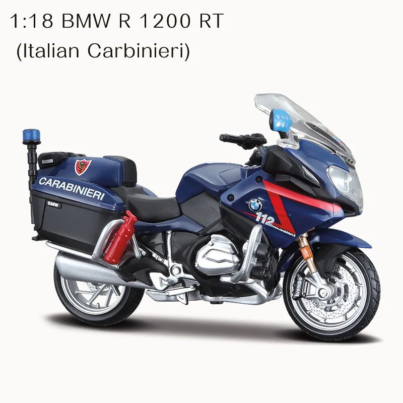 Bburago BMW R1200 RT Полицейский мотоцикл 1:18 BMW R 1200 RT