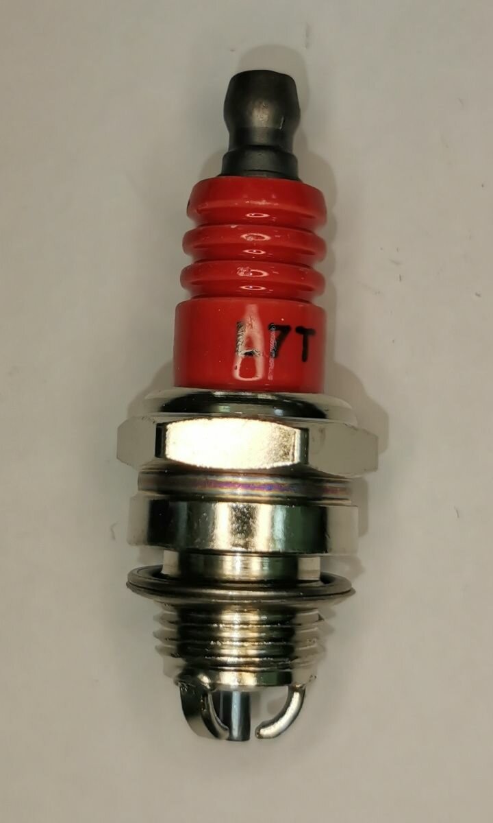 Свеча зажигания промо L7T RED 3 электрода (HR-80176) красная