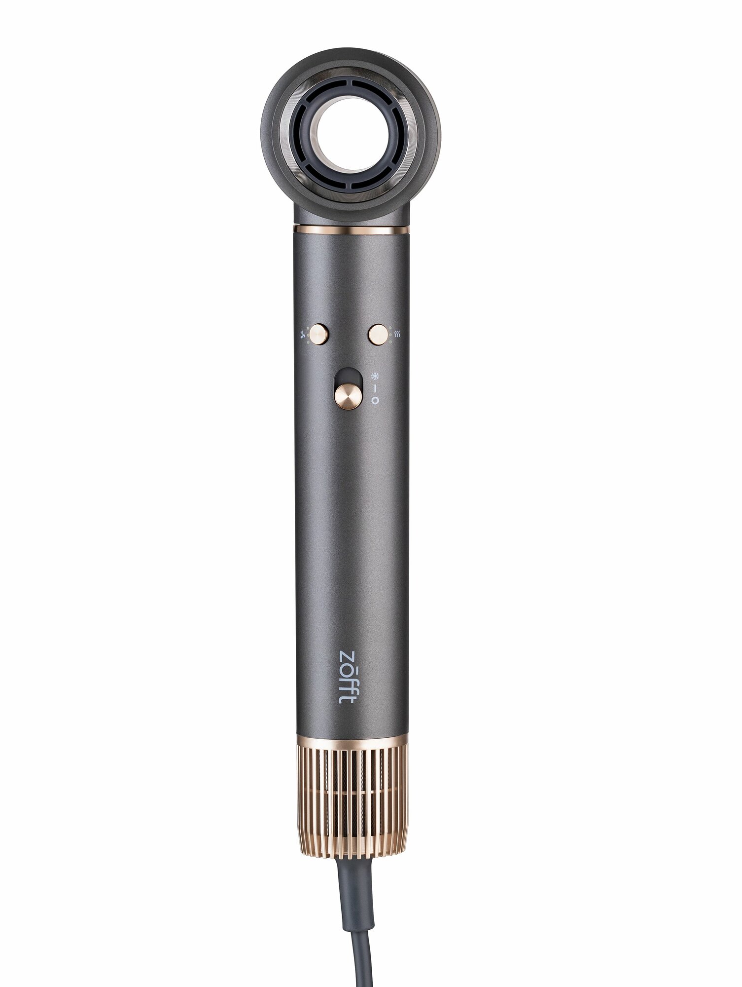 Фен стайлер для волос Zofft Essential S300 профессиональный + сумка-чехол, 1300 Вт, с 5 насадками для сушки и укладки кудрей / фен с ионизацией для завивки локонов