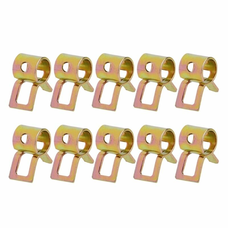 10шт Хомуты для шлангов 5-22мм