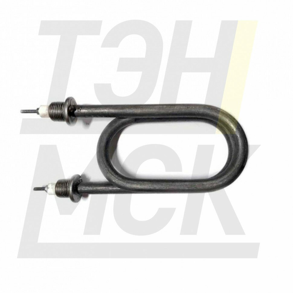 ТЭН для нагрева воды 4кВт L175мм 80А 13/4,0р 220R30 ф7 ш1/2, черный металл, 01.407