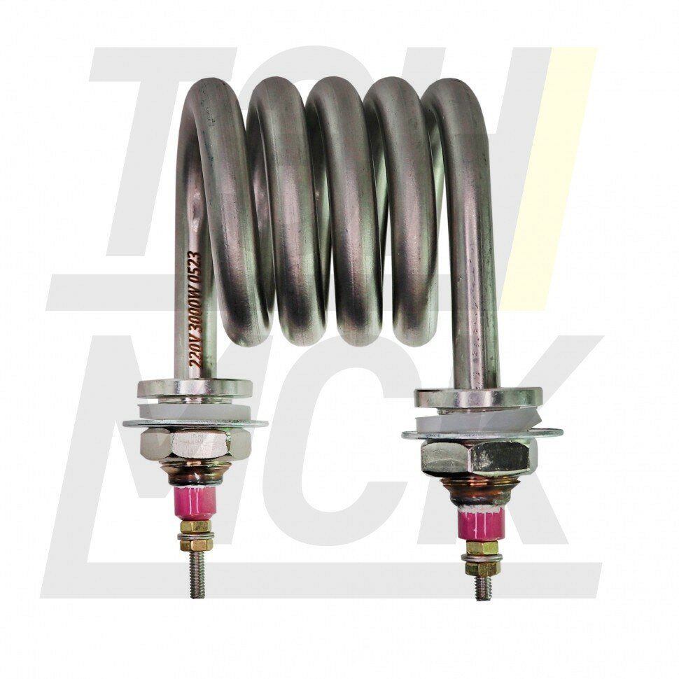 ТЭН для дистиллятора АЭ-4, АЭ-15, АДЭ-40, УПВА-15, КНЭ-100-01, 3кВт, M18, нержавейка, 06.930