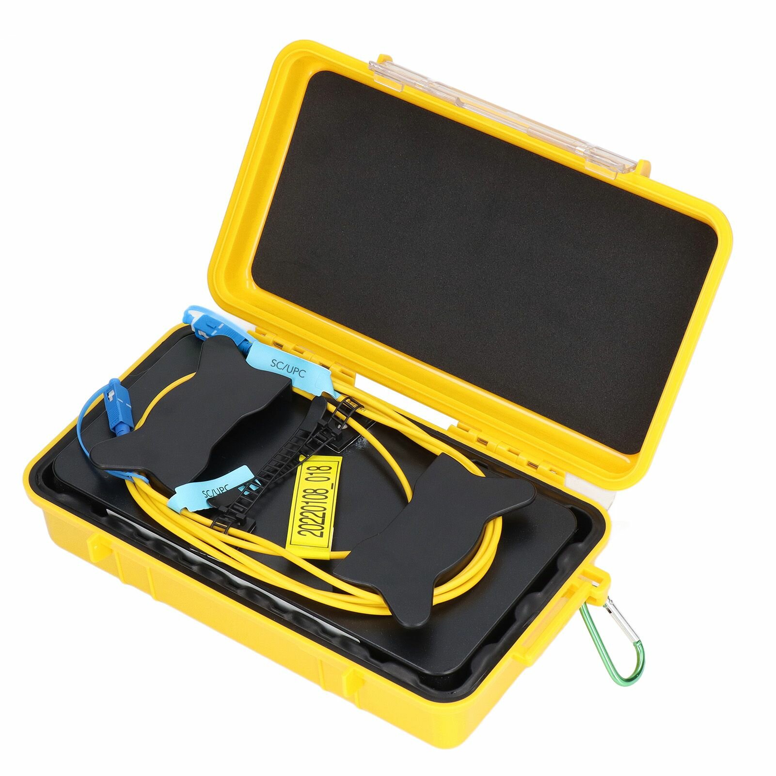 Оптоволоконный кабель OTDR 1000м, легкий, низкий уровень потерь, элиминация слепых зон, SCUPC на SCUPC