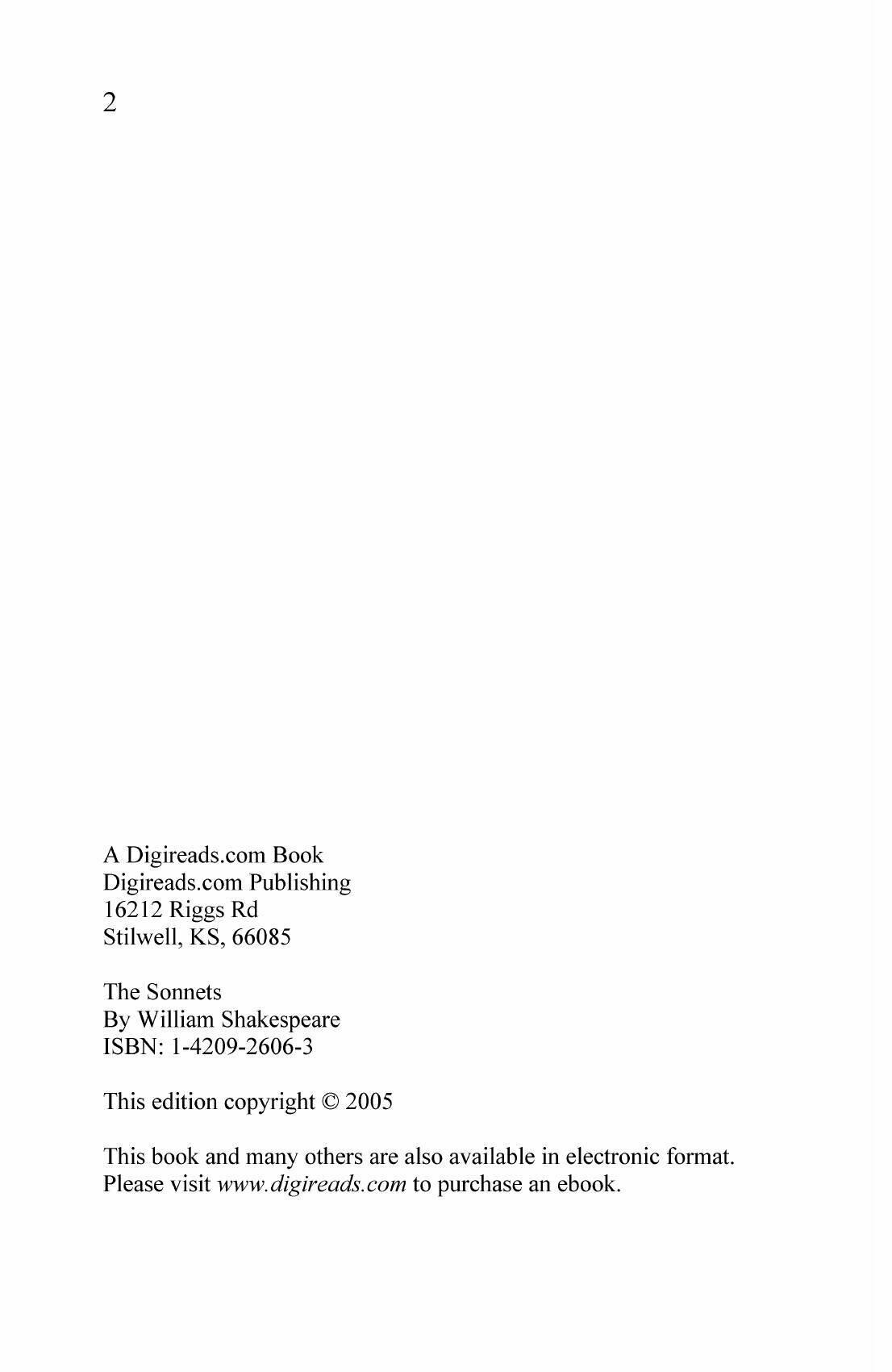 The Sonnets (Shakespeare's Sonnets) — фото 1