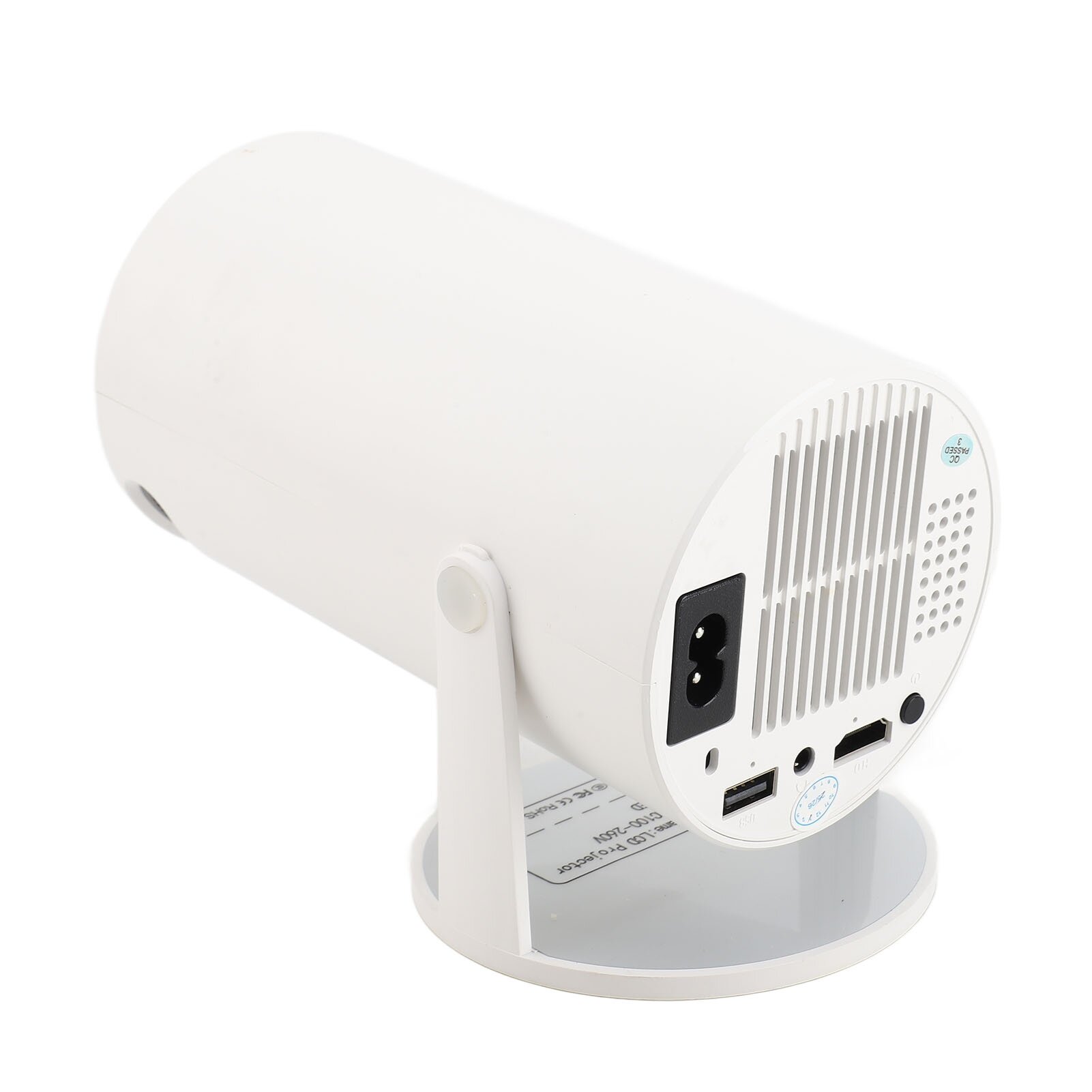 270-градусный регулируемый проектор для Android 11.0, портативный уличный кинопроектор 1024x600, автоматический трапецеидальный искажение, домашний проектор для телефона, ТВ-приставки, ноутбука, вилка ЕС