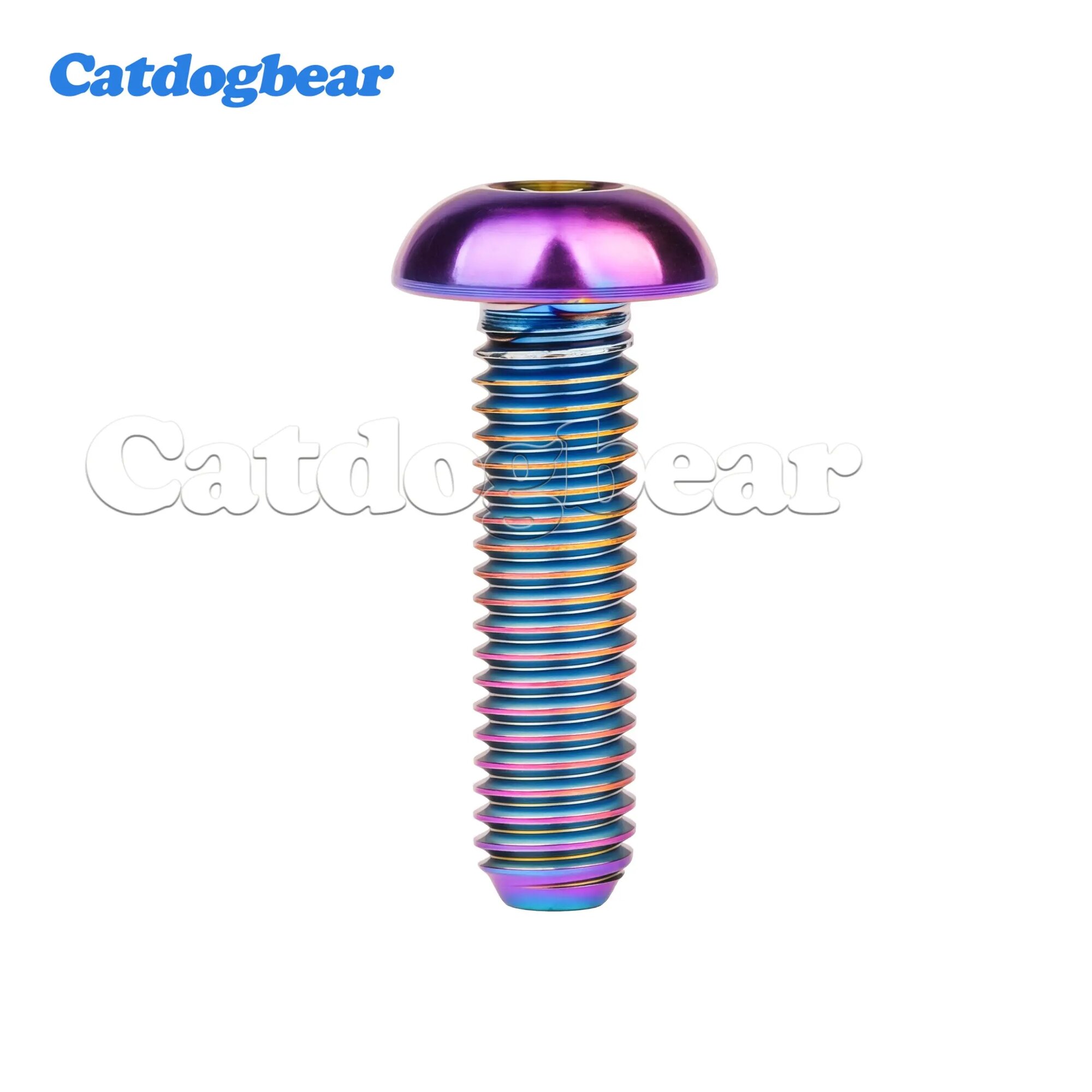 Титановые болты Catdogbear M5/M6x8 10 12 15 16 18 20 25 30 мм М5 (постельное белье), Rainbow, 25mm