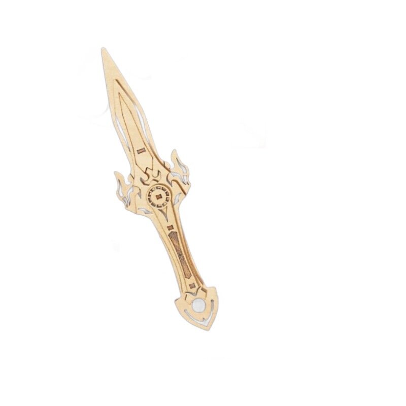 Деревянная сборочная модель CS коготь нож головоломка строительные блоки