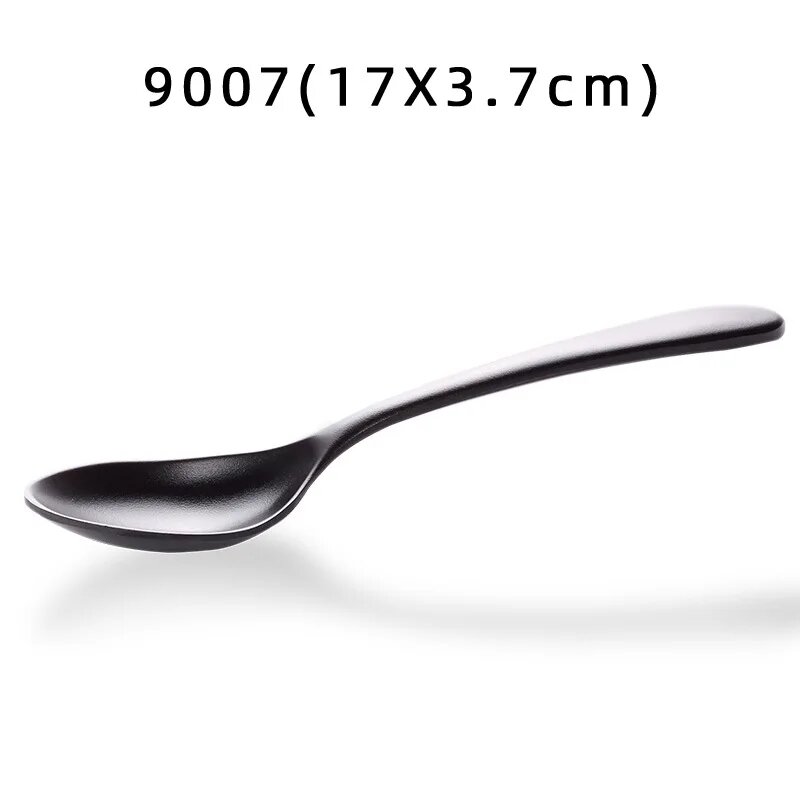 Ложка из меламина NHM чёрная матовая 9007