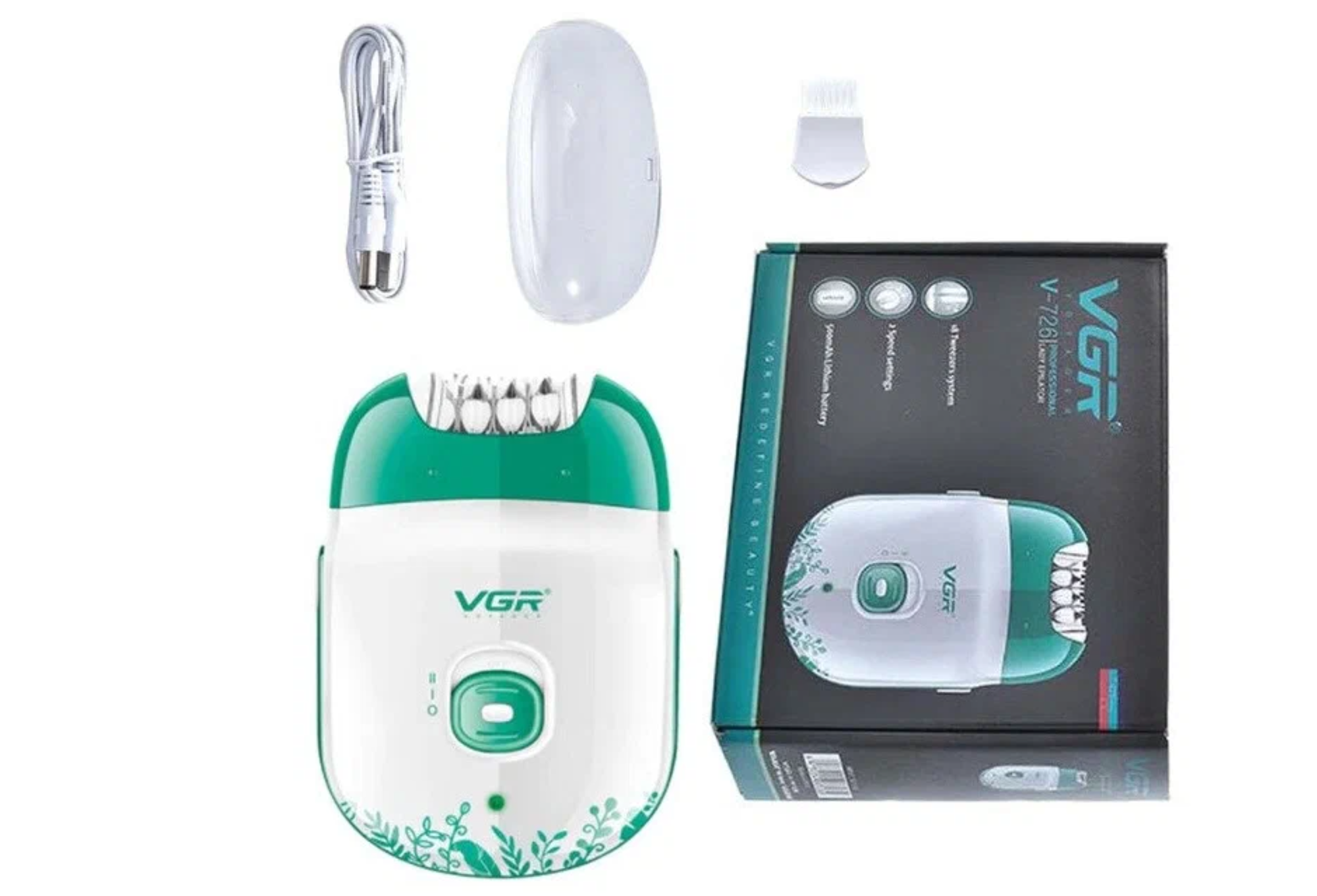 Эпилятор женский/ аккумуляторный, зарядка от USB/ эпилятор V0726IPRO