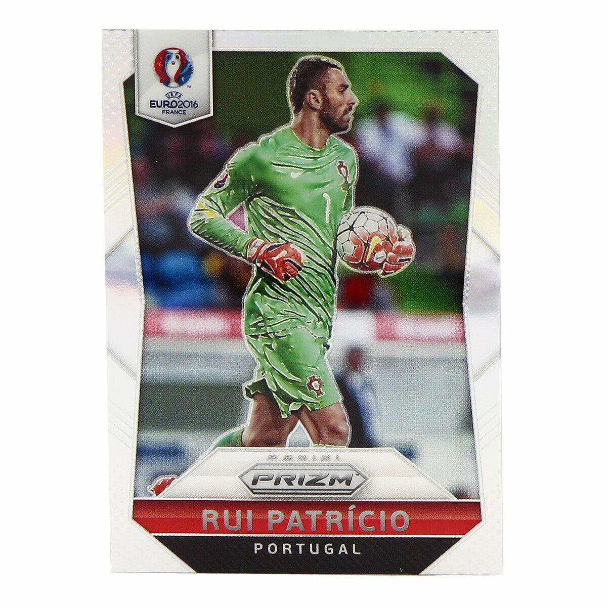 Коллекционная карточка Panini Prizm UEFA EURO 2016 France: #103 Rui Patricio - Silver Prizms