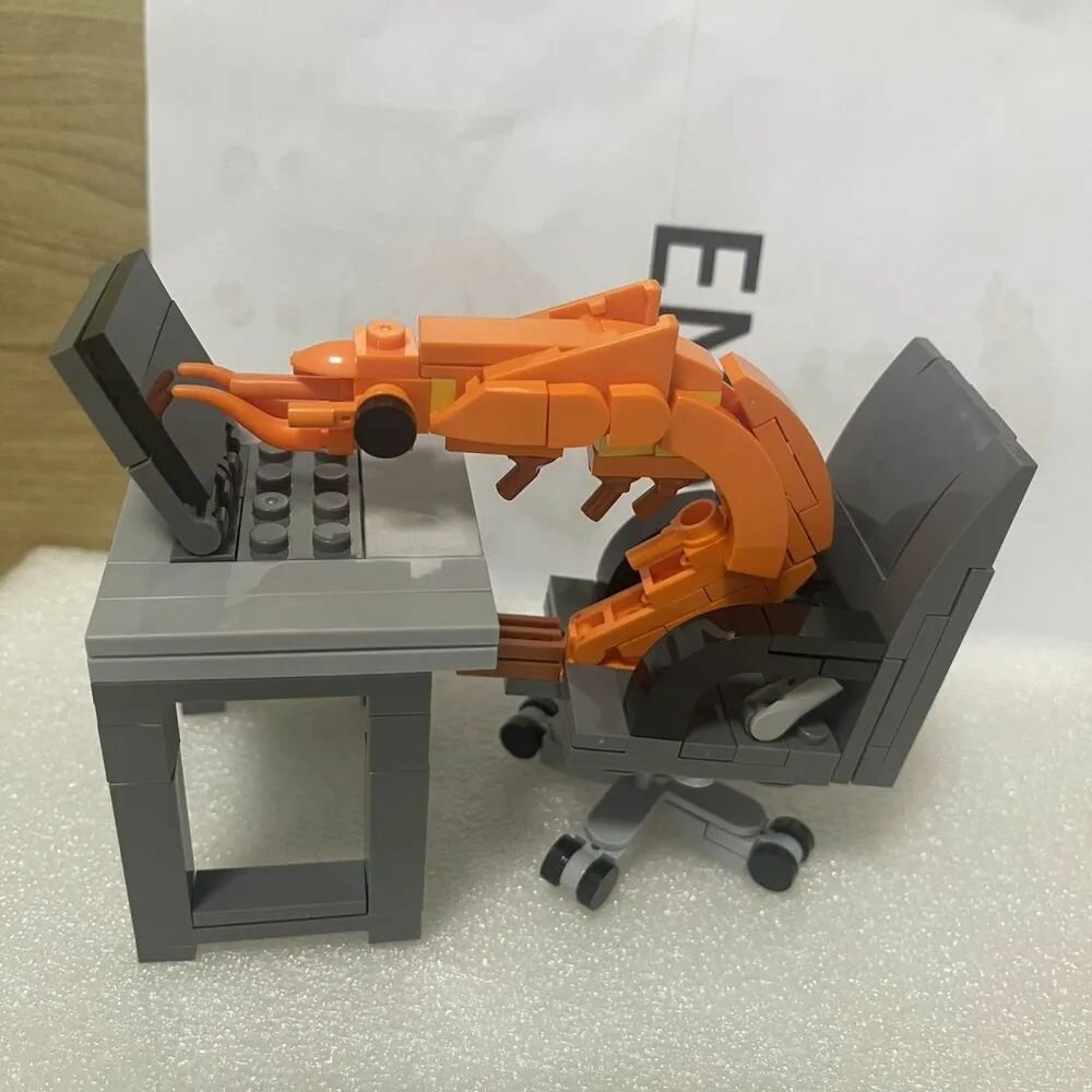 Ins Это не бадди-мем Конструктор пластиковый，Строительные блоки, детские игрушки