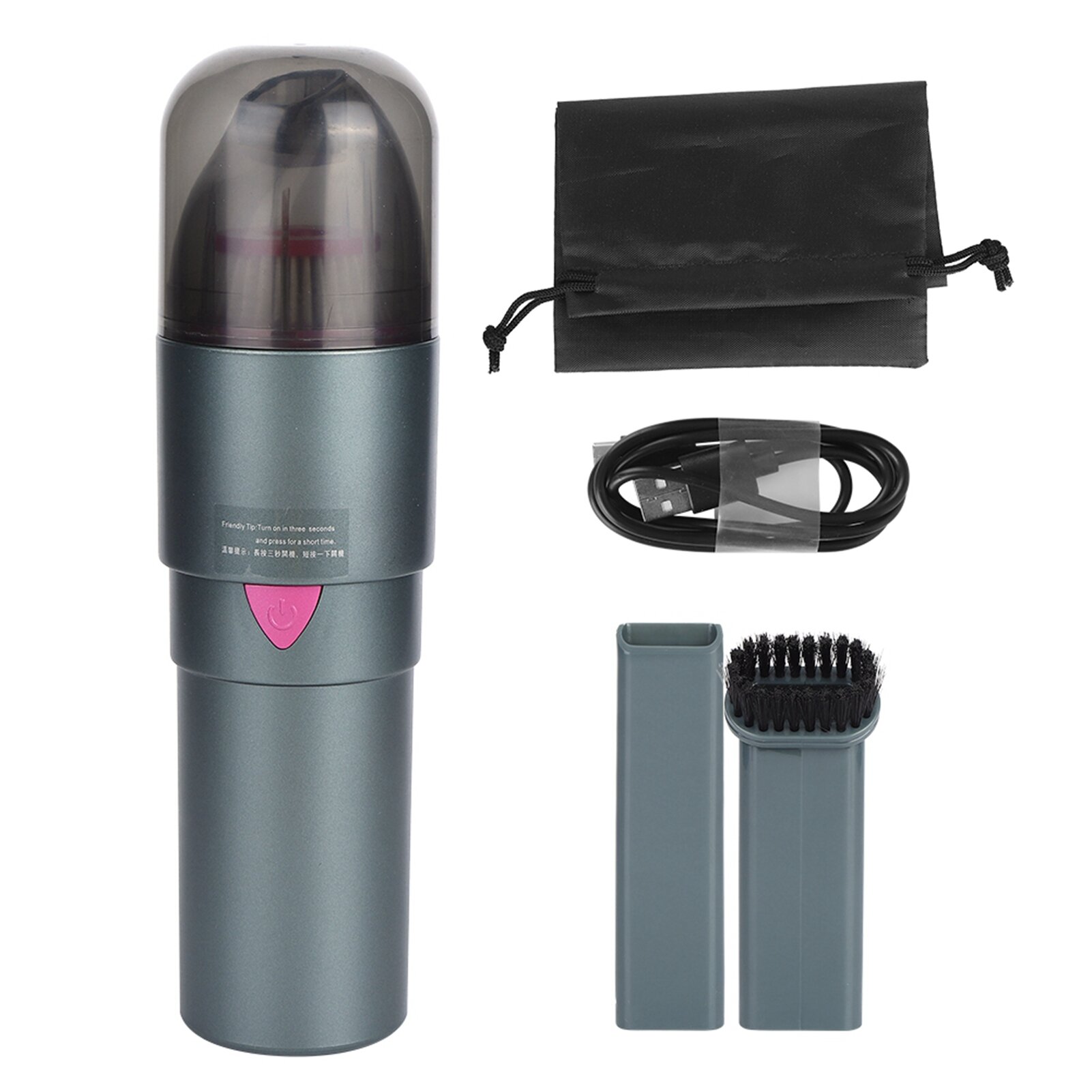 Портативный настольный пылесос с аккумулятором, 2500мАч, USB, высокая мощность, 32000об/мин