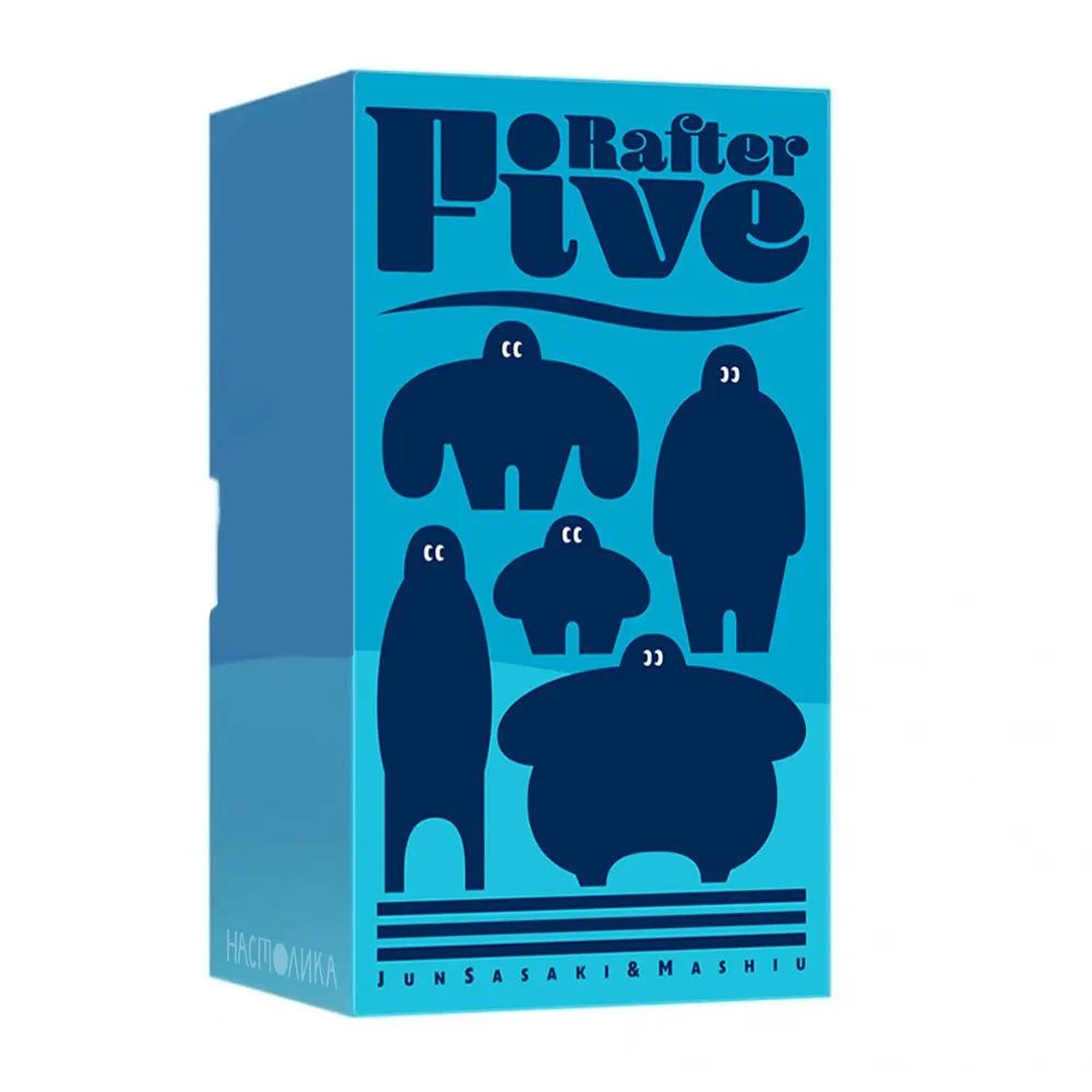 Настольная игра Oink Games Rafter Five / Пятеро на плоту на английском языке (семейная, от 1 до 6 игроков)