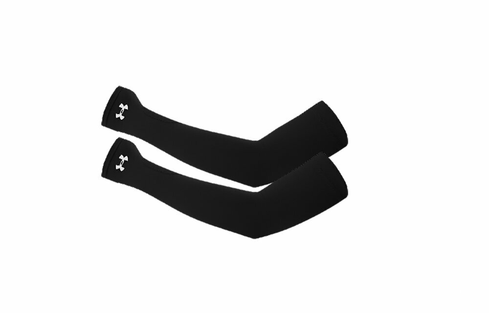 Налокотники унисекс Under Armour черные, S EU, без аксессуаров, защита локтей