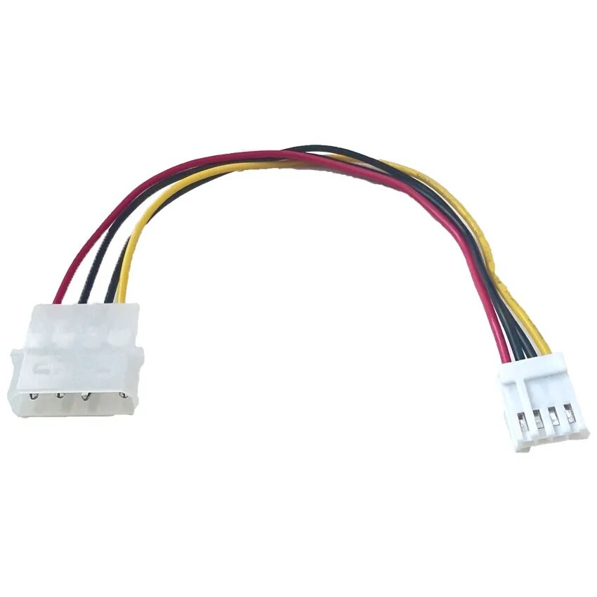 Адаптер для внутреннего кабеля питания с 4-контактным разъемом Molex на 3,5 флоппи-драйв Fdd, кабель питания 20 см