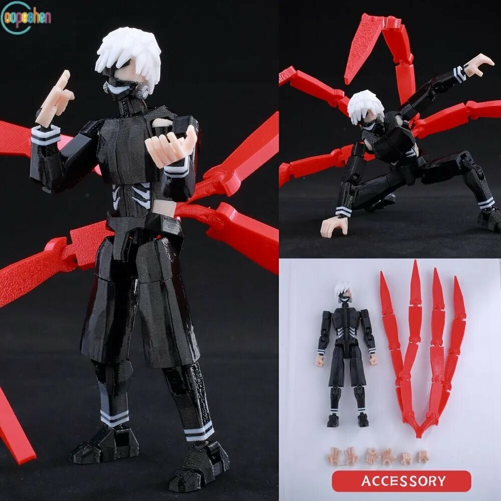 Магическая Битва Фигурка (Kaneki Ken 14cm) Lucky Dummy 13,3D-печатный Подвижный Манекен