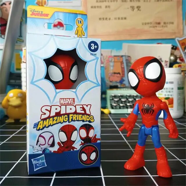 Официальная фигурка Hasbro Marvel Spider-Man и Spider-Man and His Amazing Friends Network Squad Superhero Adventure Q-версии в подарок