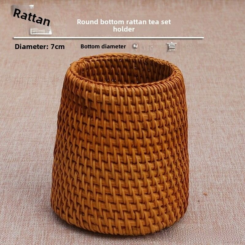 Фабрика напрямую предлагает новый ретро простой ткацкий пенал и ткацкую стойку для чайных чашок с круглым дном по доступной цене, включая набор бочки