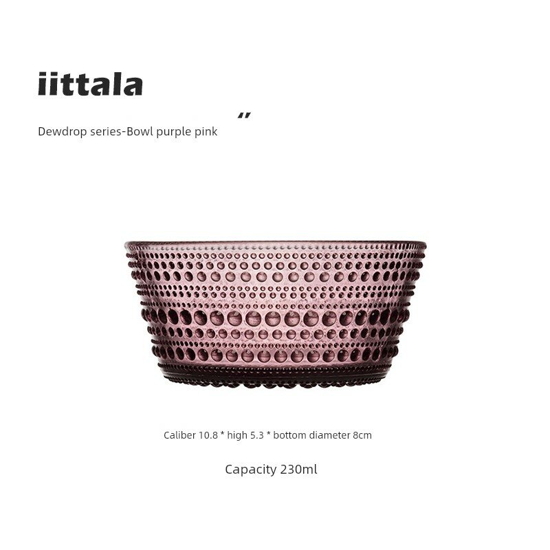 Финские стеклянные чашки и тарелки Iittala Dewdrop для дома, стаканы для напитков, парные чашки для воды,