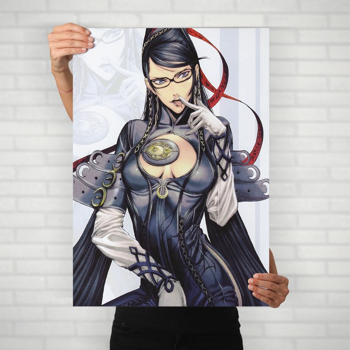 Плакат на стену для интерьера Bayonetta (Байонетта 2) / Постер по игре формата А1 (60х84 см)