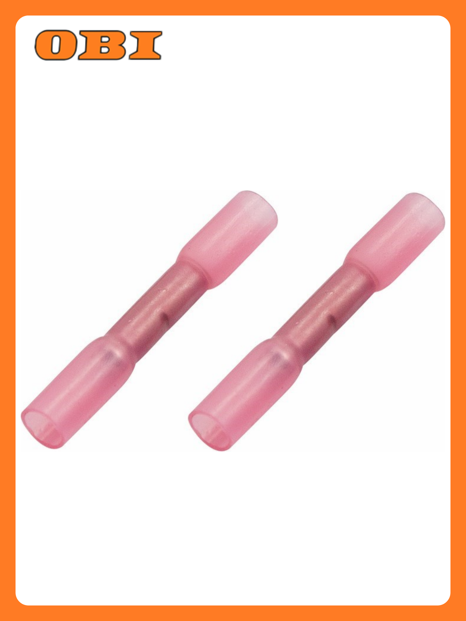 Соединительная гильза изолированная термоусаживаемая L-37 мм 0.5-1 мм² (ГСИ-т 1.0/ГСИ-т 0,5-1,0) красная, в упак. 10 шт. REXANT