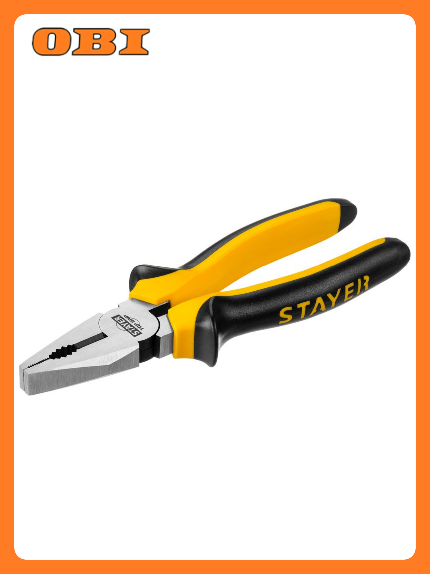 Плоскогубцы STAYER, комбинированные, полированные, маслобензостойкие, 180мм