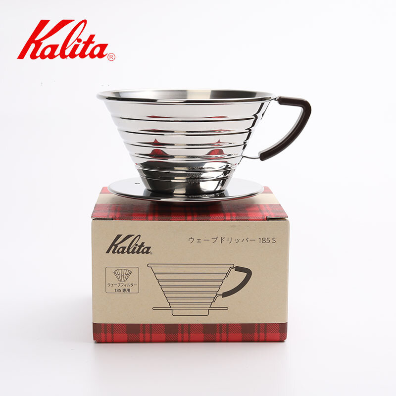 Японский оригинальный KALITA кофейник из нержавеющей стали, корзинного типа, для наливного кофе, размер 155/185
