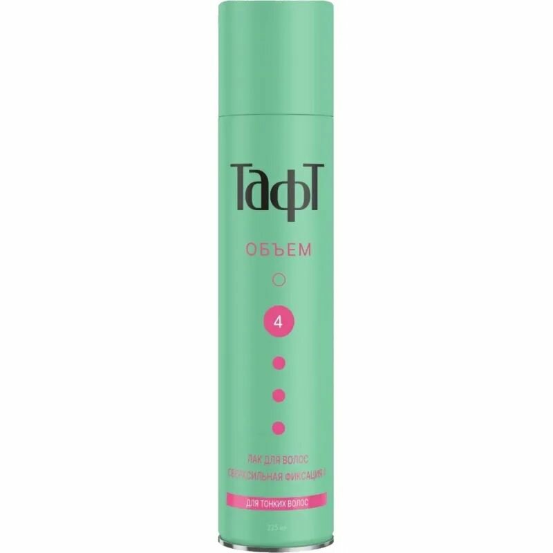 Лак для волос Taft CLASSIC, Объем для тонких волос, сверхсильный, 225 мл
