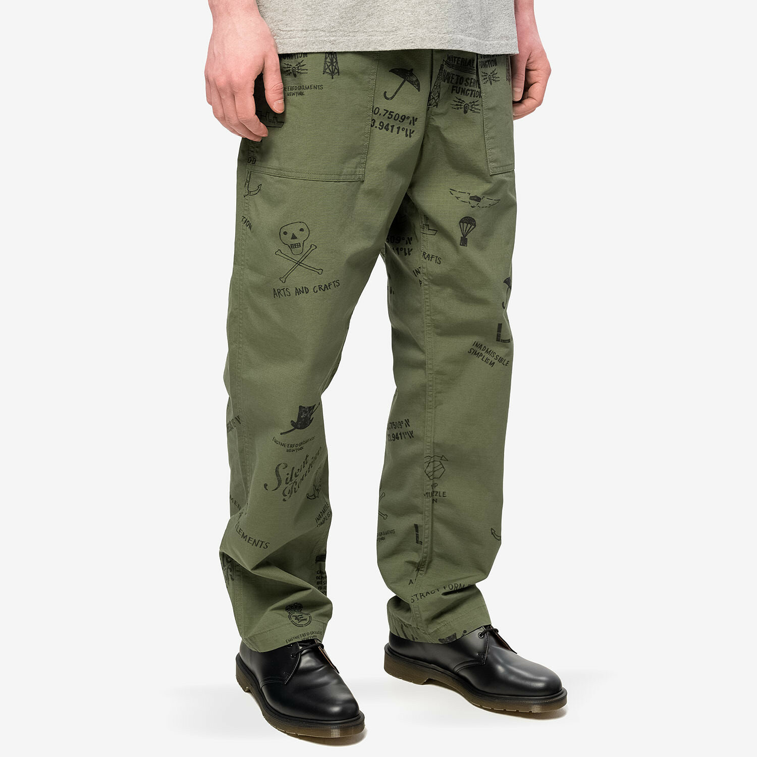 Брюки Engineered Garments БРЮКИ ENGINEERED GARMENTS FATIGUE PANT RIPSTOP, размер XL — фото 1