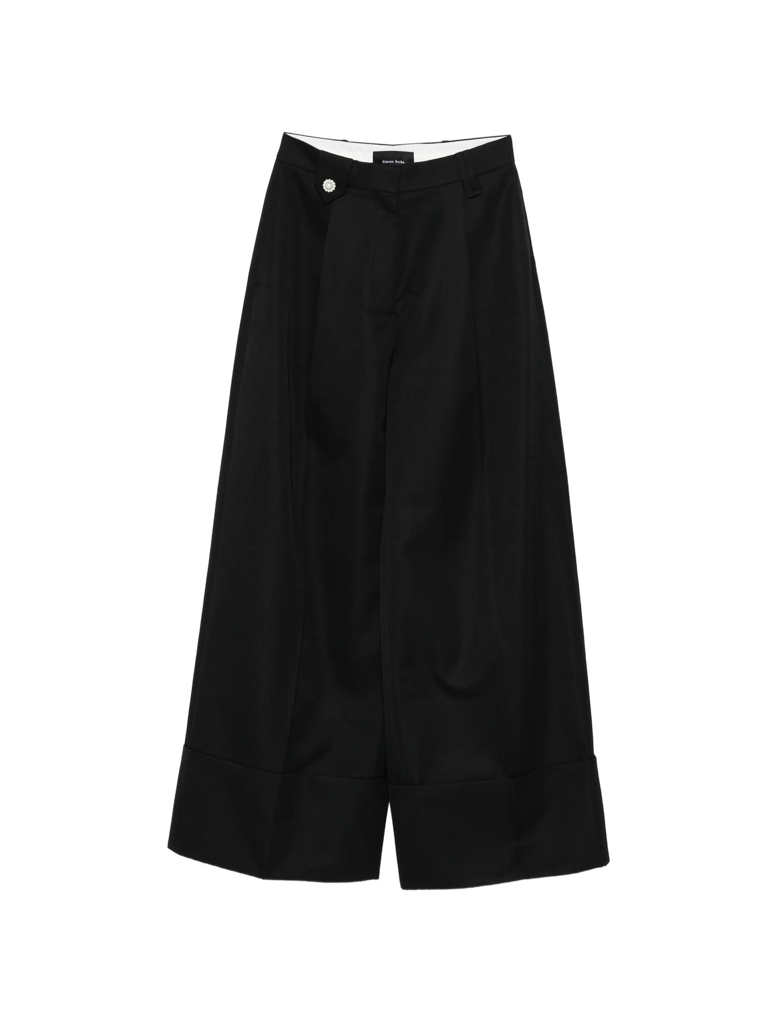 Брюки Button wide trousers