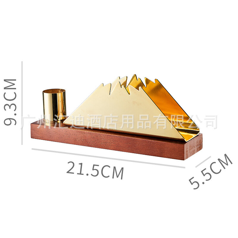 Коробка для салфеток из орехового дерева, настольный держатель для салфеток, коробка для салфеток из нержавеющей стали, стойка для салфеток в ресторане, вертикальная коробка для хранения салфеток