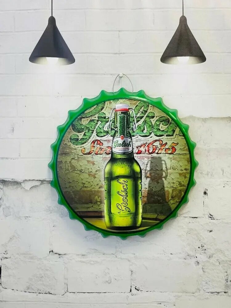 Декор на стену пробка пивная Grolsch beer