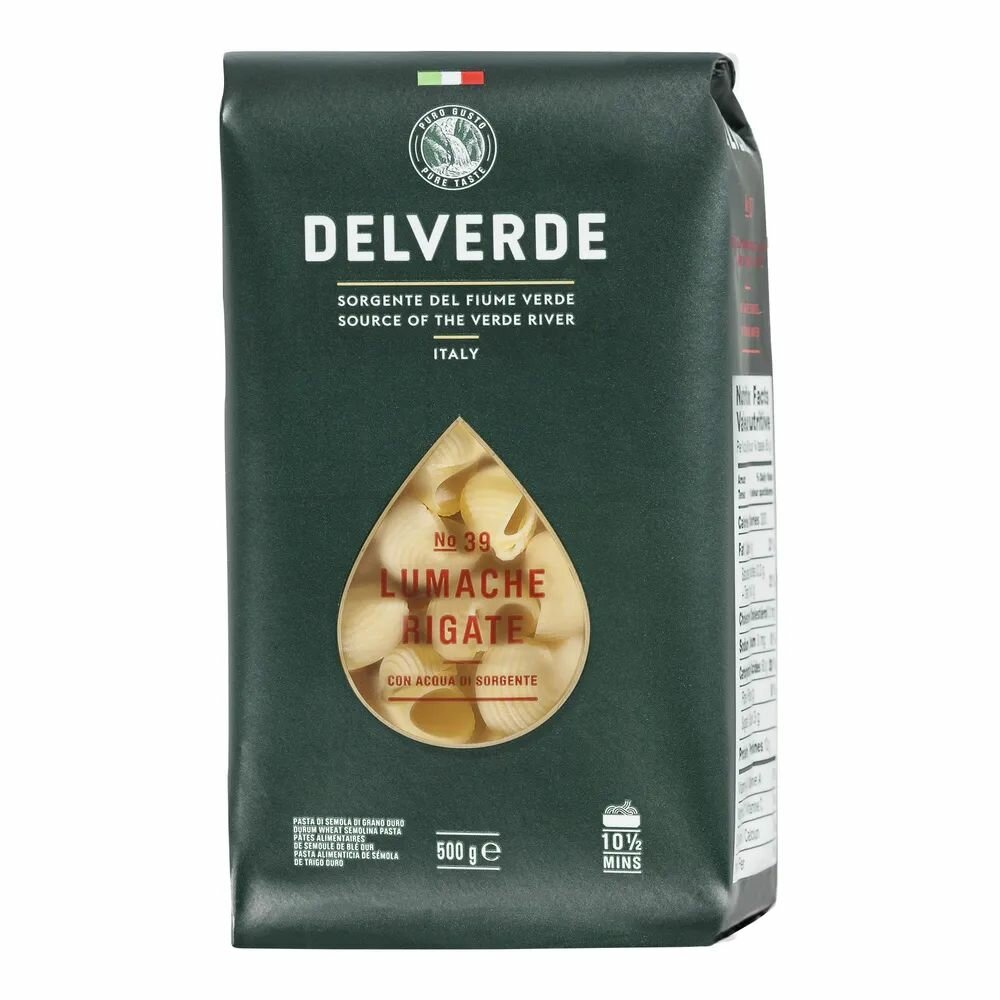 Макаронные изделия DELVERDE №039 Лумаке Ригате 500г