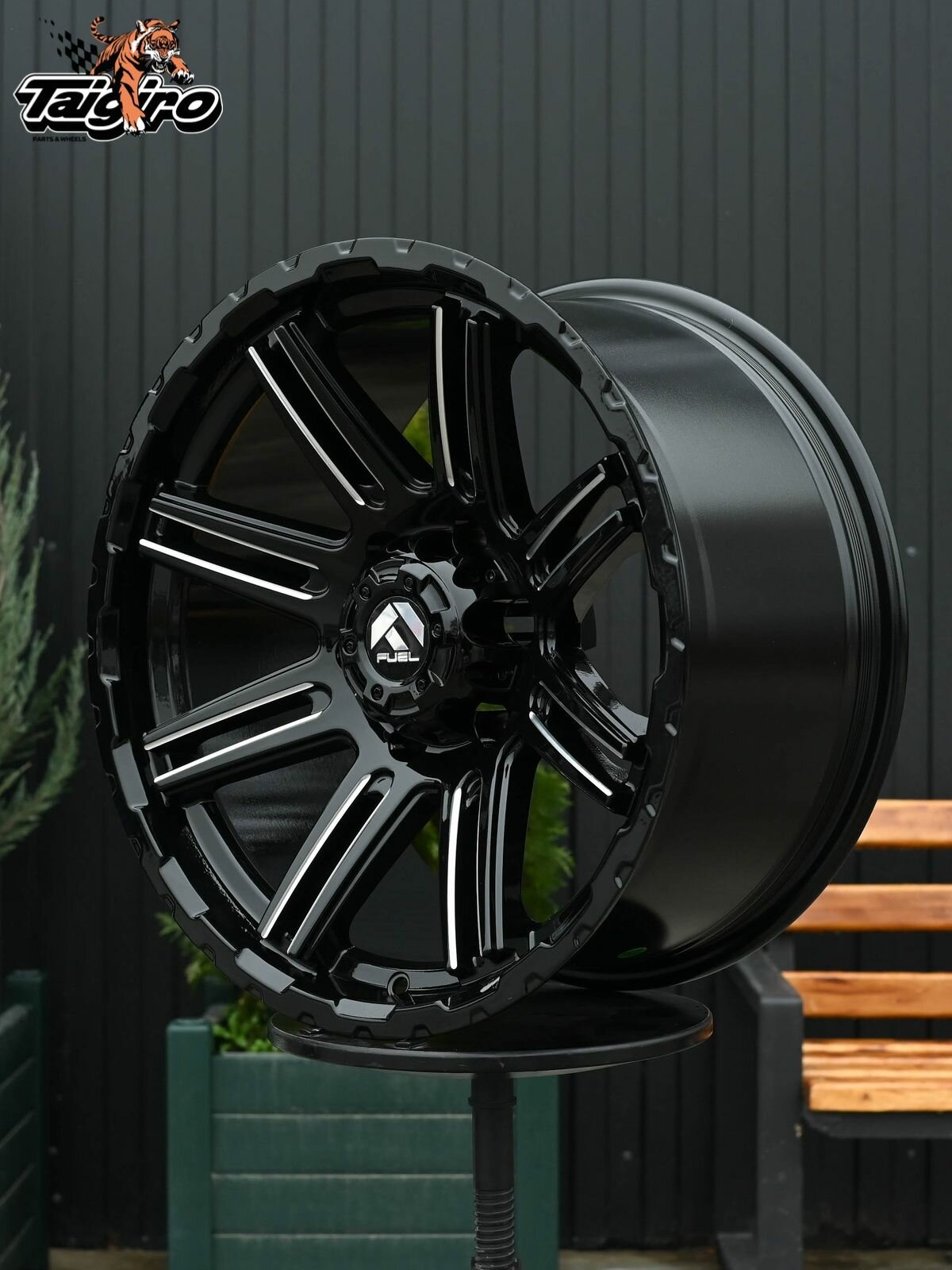 Taigiro Топ дизайн Колесный диск Литой 18x9 PCD6x139.7 ET-12 D110 Черный ФЗ