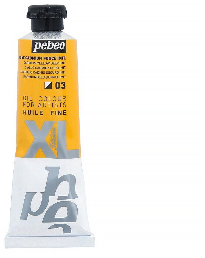 Краски масляные PEBEO XL 37 мл 937003 кадмий темно-желтый
