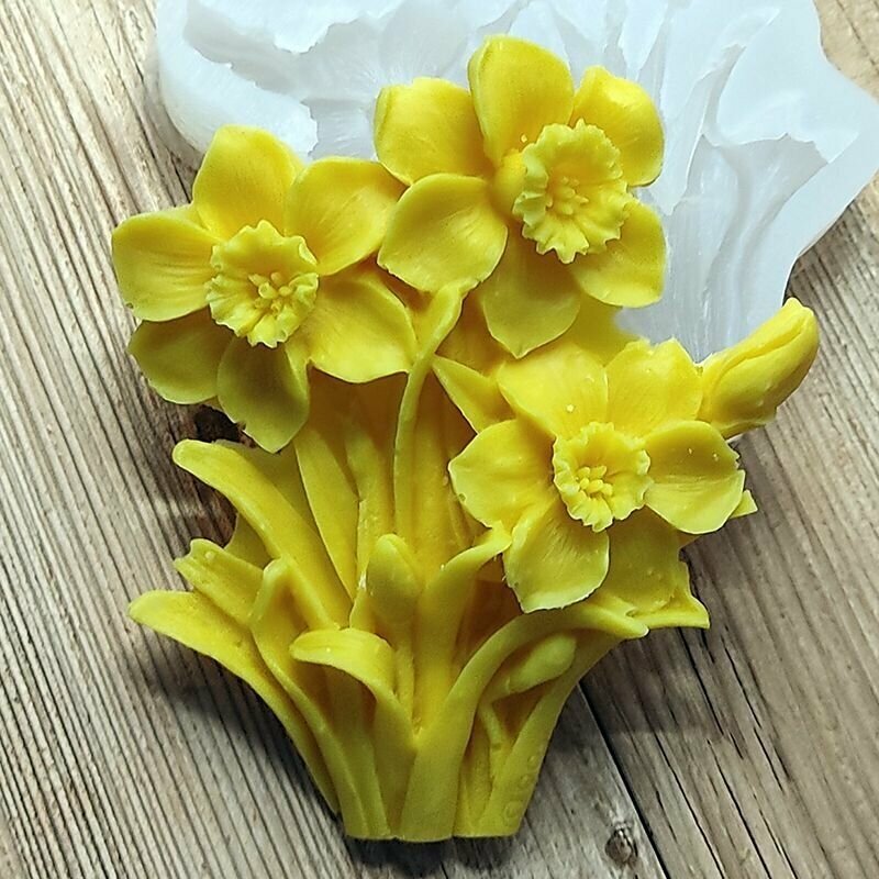 Молд силиконовый Brilliant Mold. Форма Нарциссы