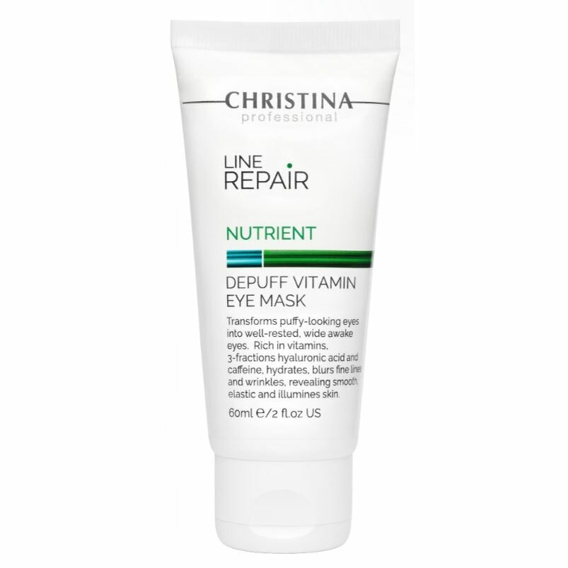 Маска Christina Line Repair Nutrient Depuff Vitamin Eye Mask, Восстанавливающая противоотечная маска для кожи вокруг глаз, 60 мл