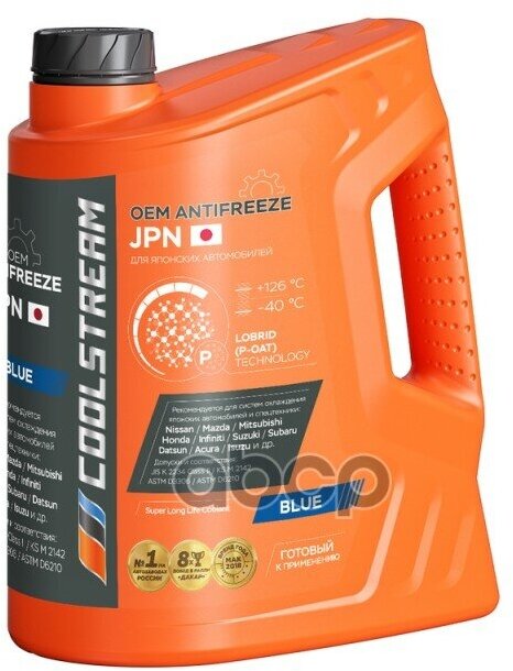 Антифриз COOLSTREAM JPN синий 5л Coolstream арт. CS-011002