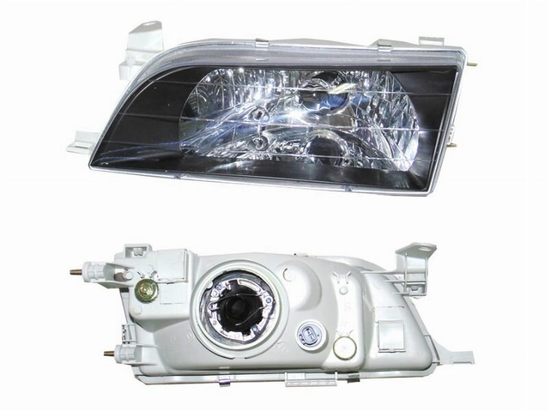 Фара Toyota Corolla (E100) 97-00 (Слева/ чёрная) Sat арт. ST2121193BL