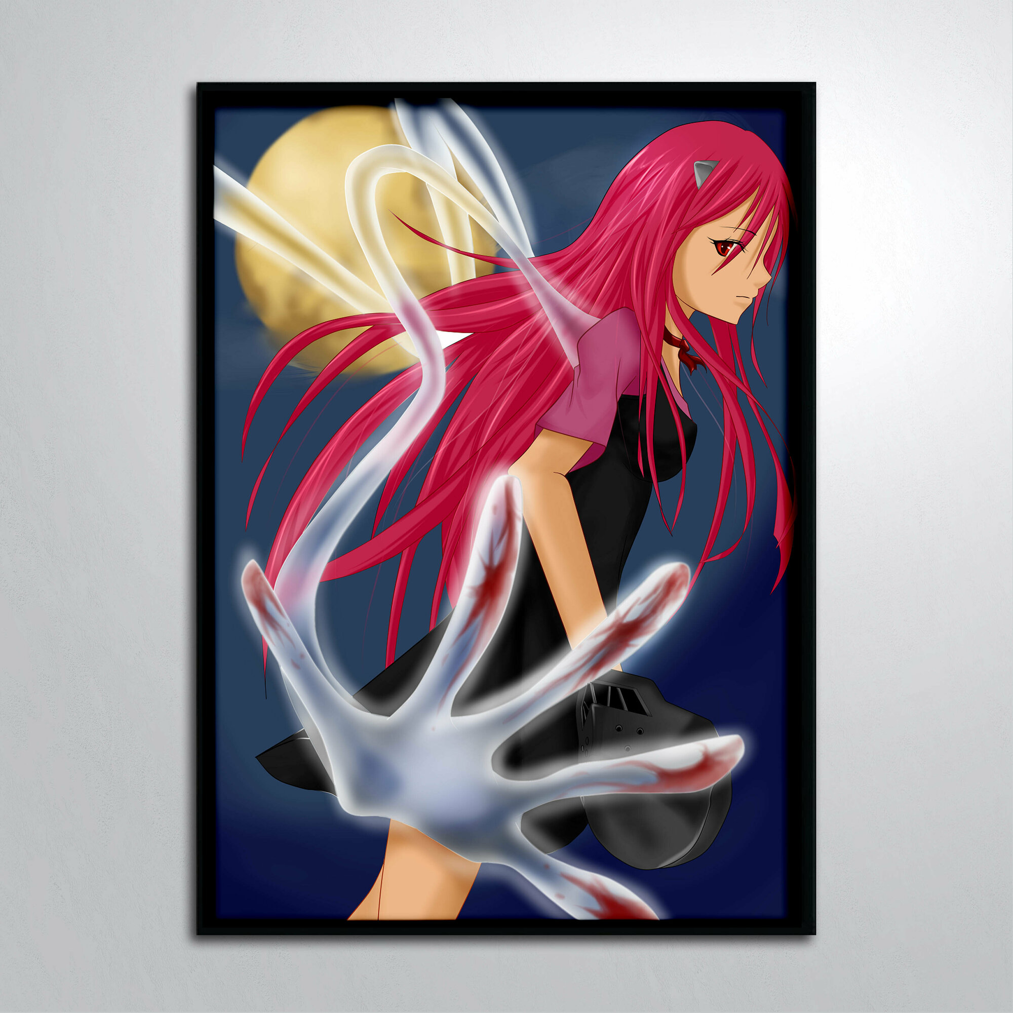 Постер без рамы/Аниме Эльфийская песнь Люси Elfen Lied