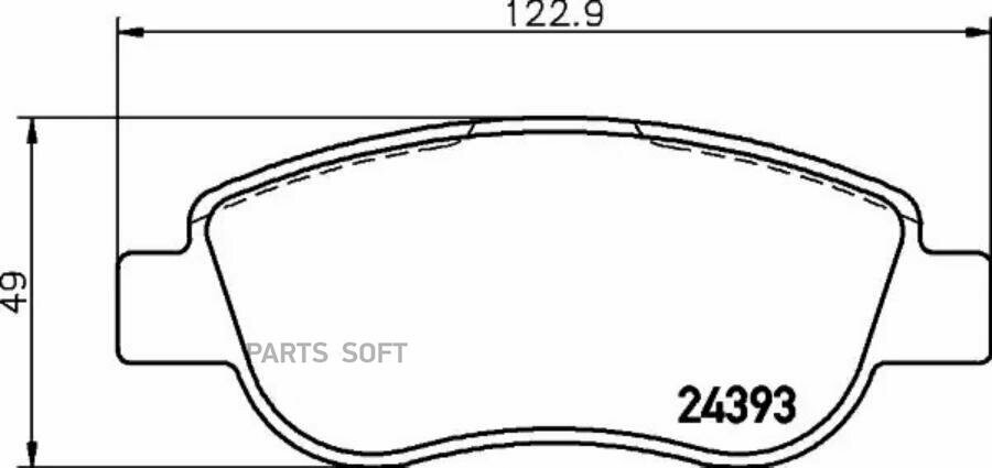 MINTEX MDB2792 Снят с производства. Колодки тормозные дисковые передн. SC? NIC II (JM0/1_) ()