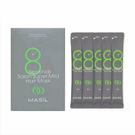 MASIL Набор масок для волос 8SECONDS SALON SUPERMILD HAIR MASK STICK POUCH, 20шт, 160мл