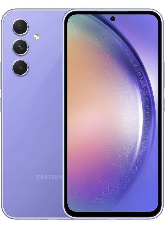 Средняя часть рамка для телефона корпус Samsung A54 A546 металлическая рамка ЖК-дисплея Фиолетовая