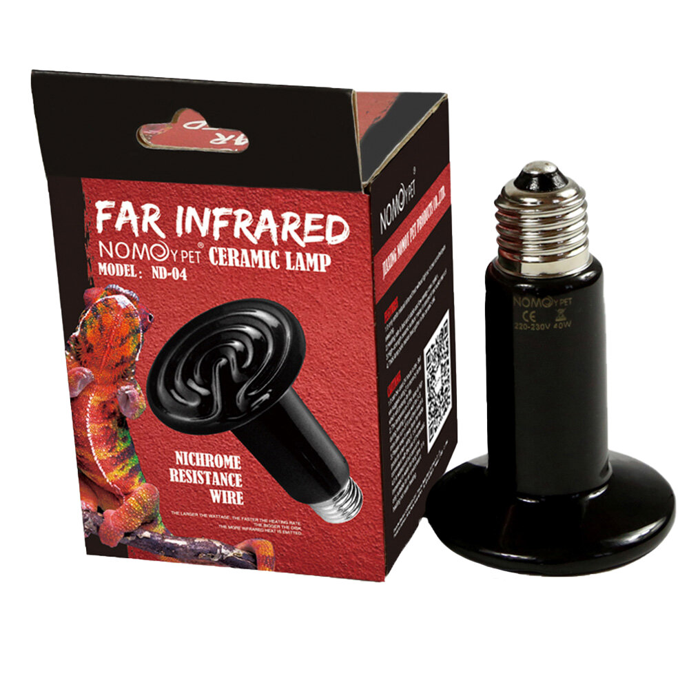 Террариумная керамическая лампа Nomoy Pet Infrared ceramic, 40 Вт