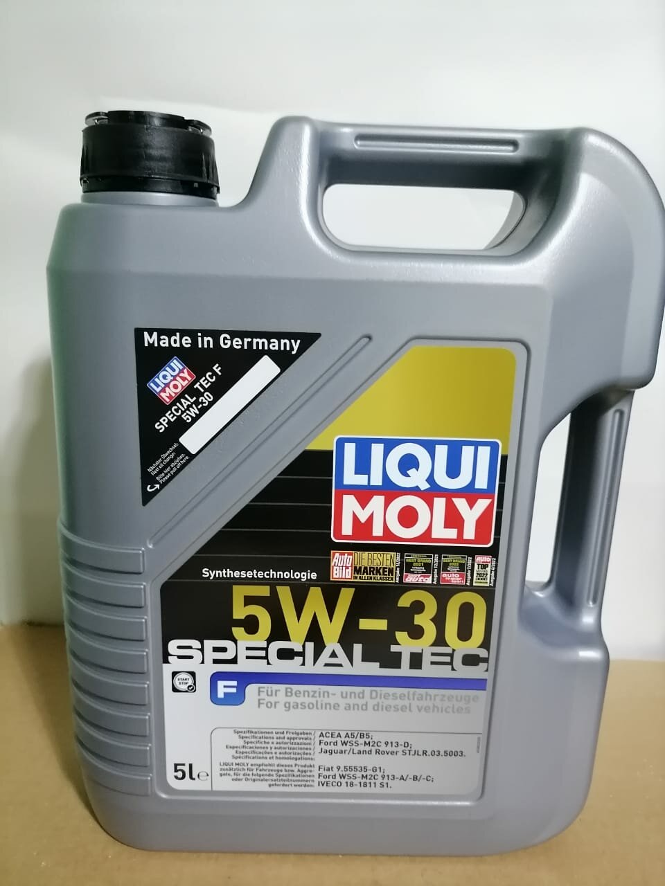 Масло моторное синтетическое Special Tec F 5W-30, 5л, арт. 8064, 2326.