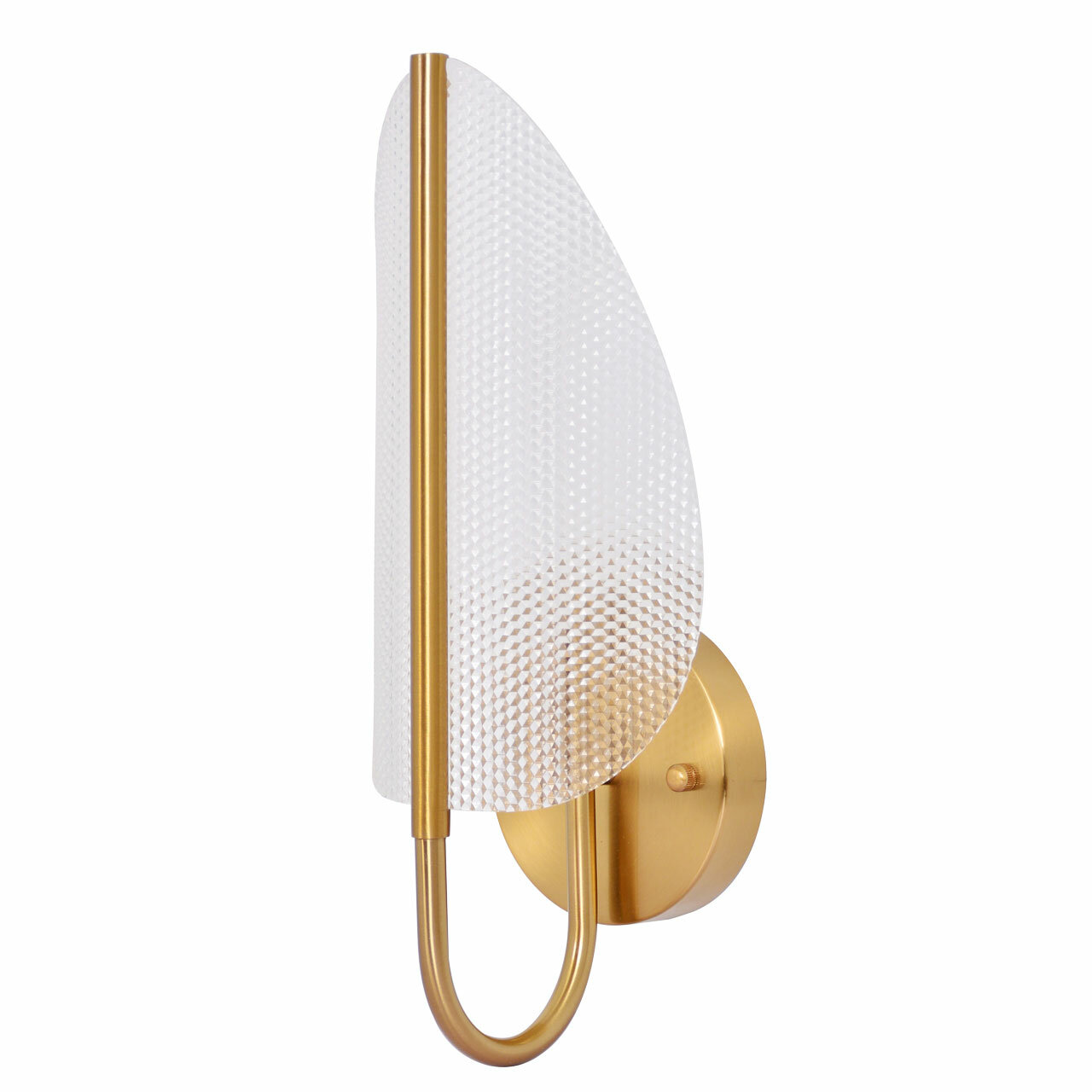 Бра, настенный светодиодный светильник De Markt Конти 488021201, 1*8W LED, цвет: латунь