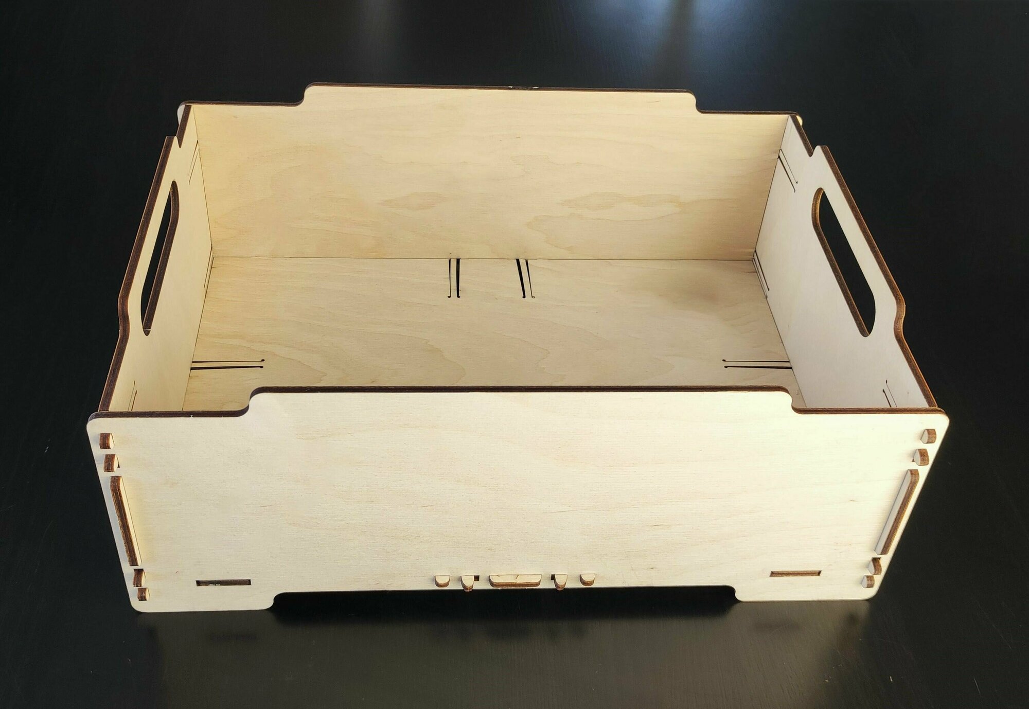 Ящик для хранения и декора из фанеры 33х24х13см / 2шт