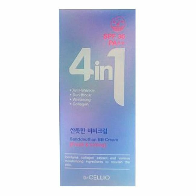 Dr.CELLIO Крем для лица Foundation Sanddeuthan 21 Light Beige 4 in 1, тональный